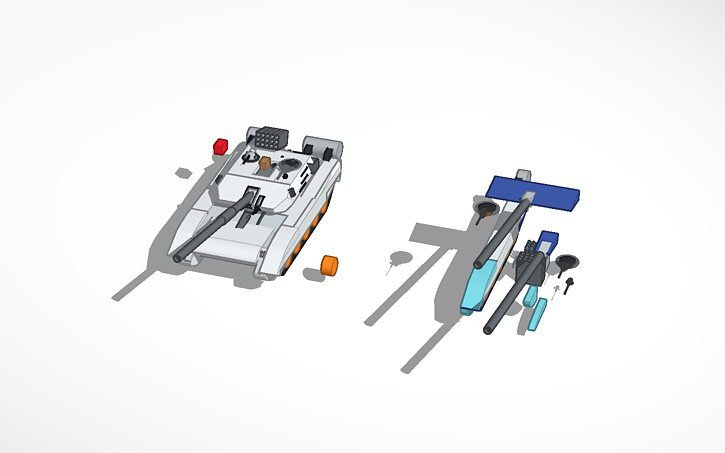 3D design Tank 1. Inspired by Merkava Mk. IV, Type 111, Colossus and ...