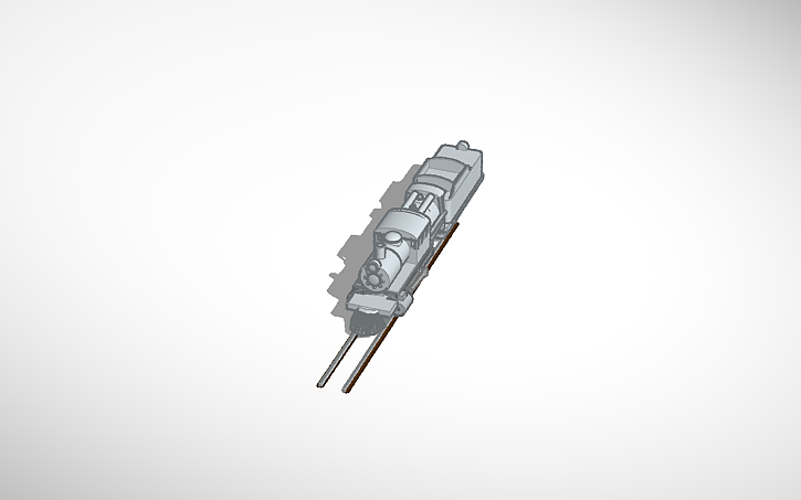 3D design Copy of Motorised camelback 2-6-0 HO - Tinkercad