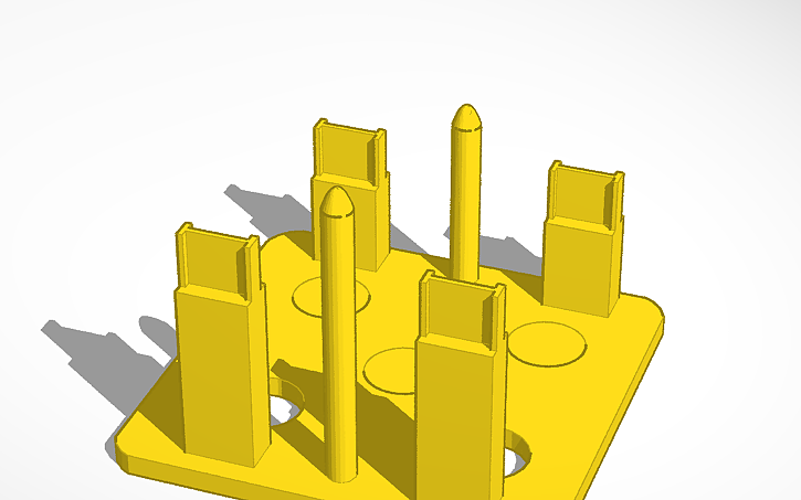 3D design blank cubby - Tinkercad