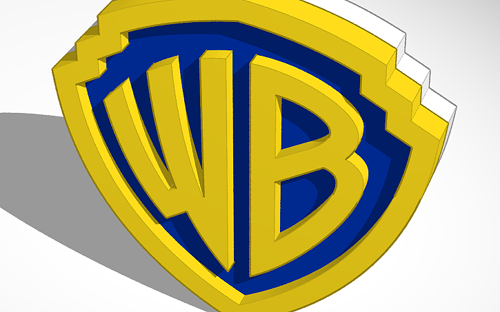 3D design Copy of Warner Bros. logo (2023) - Tinkercad