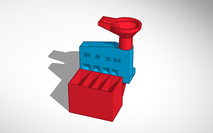 3D design Coin Sorter - Tinkercad