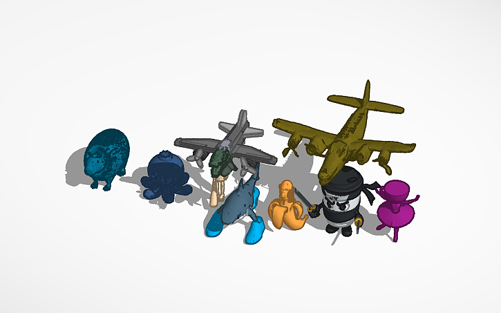 3D design italian brain rot - Tinkercad