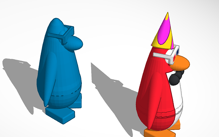 3D design Club Penguin - Tinkercad