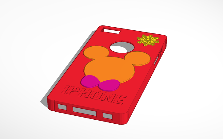 3D design Iphone Cover - Tinkercad