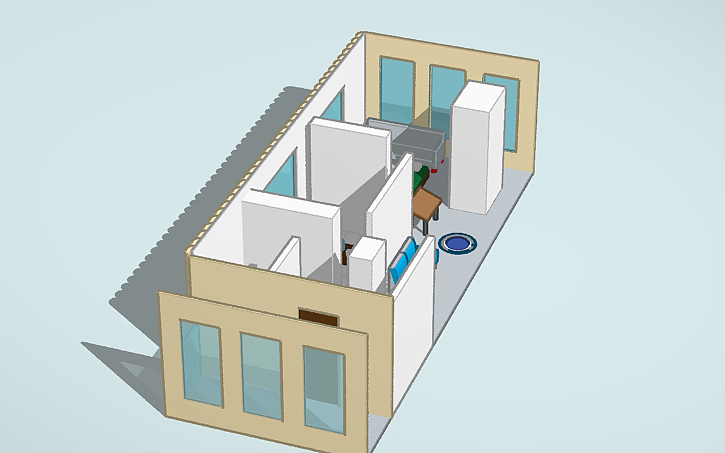 3D design Interior Design - Tinkercad