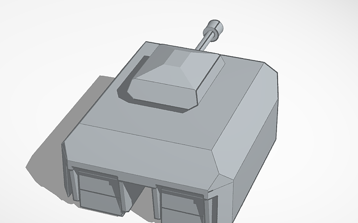 3D design TF10D day 7- Sim lab realistic controllable tank - Tinkercad