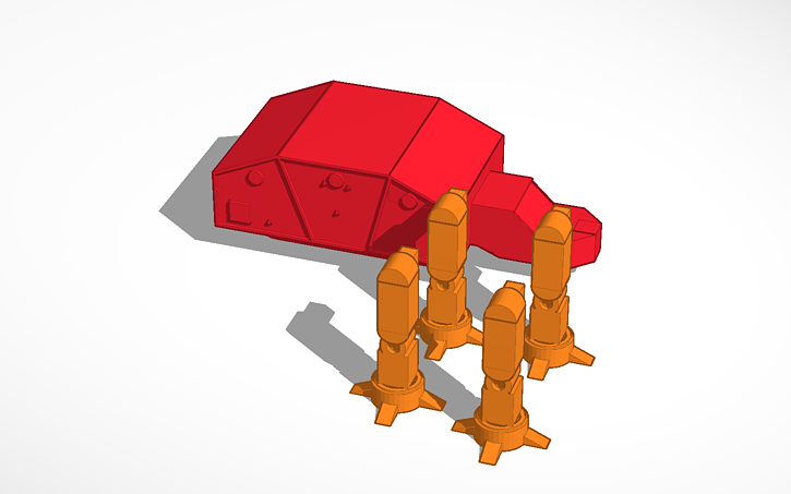 3D design ATAT Walker (Print) - Tinkercad