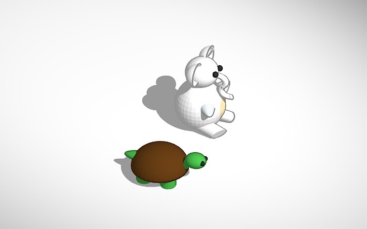 3D design animals - Tinkercad