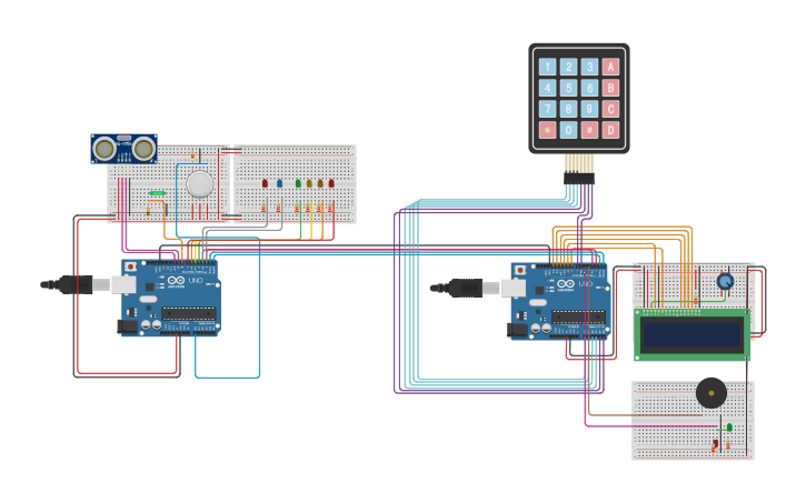 Circuit design Version Final Interfaces - Tinkercad