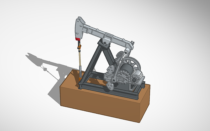 3D design Pump Jack - Tinkercad