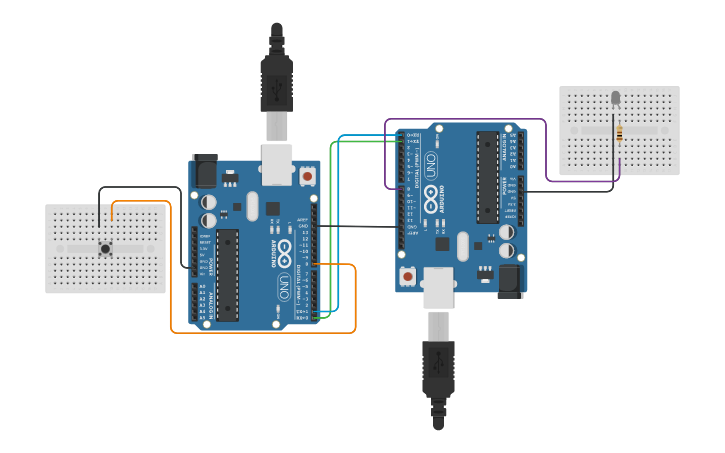 Circuit design Comunicación arduino por monitor serial - Tinkercad