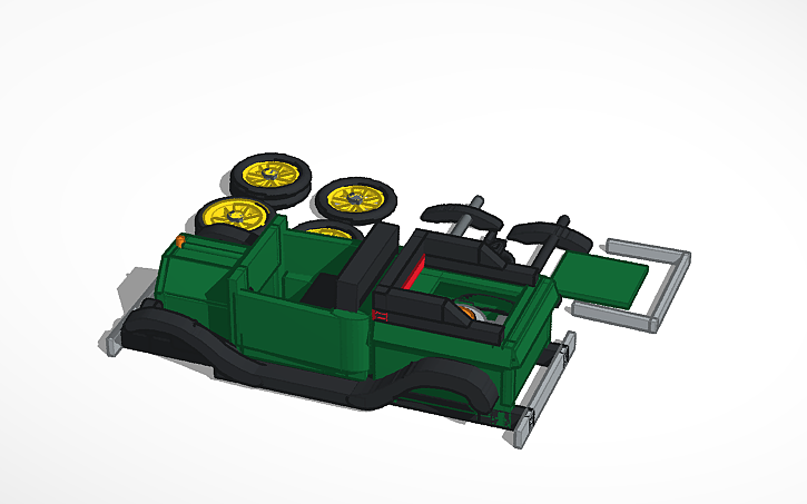 3D design '23 Ford Model T Printable - Tinkercad