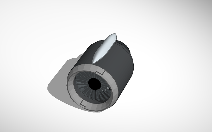 3D design Jet Engine Prototype - Tinkercad