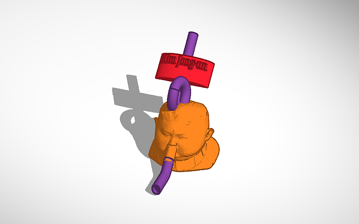 3D design Kim jong-un - Tinkercad
