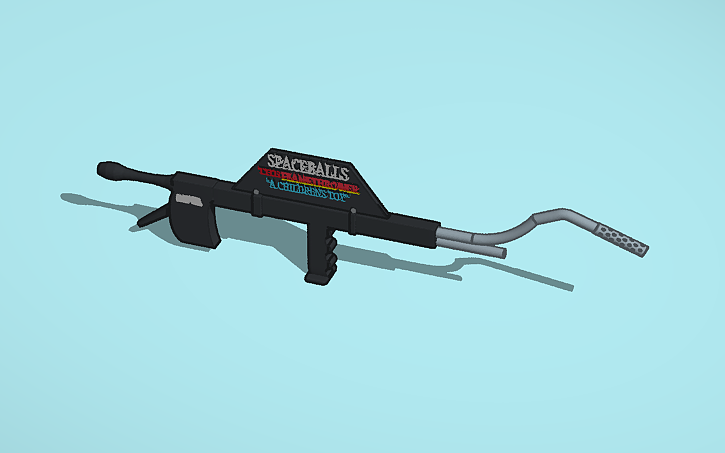 3D design Spaceballs the flamethrower - Tinkercad