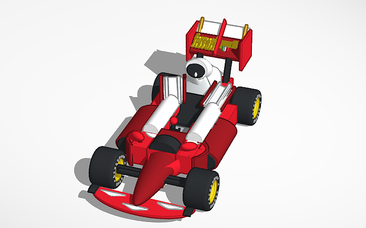 3D design F1 ferrari HUMARAN 2C - Tinkercad