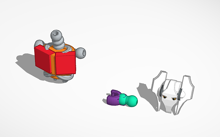 3D design general grievous - Tinkercad