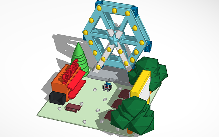 3D design PARQUE - Tinkercad