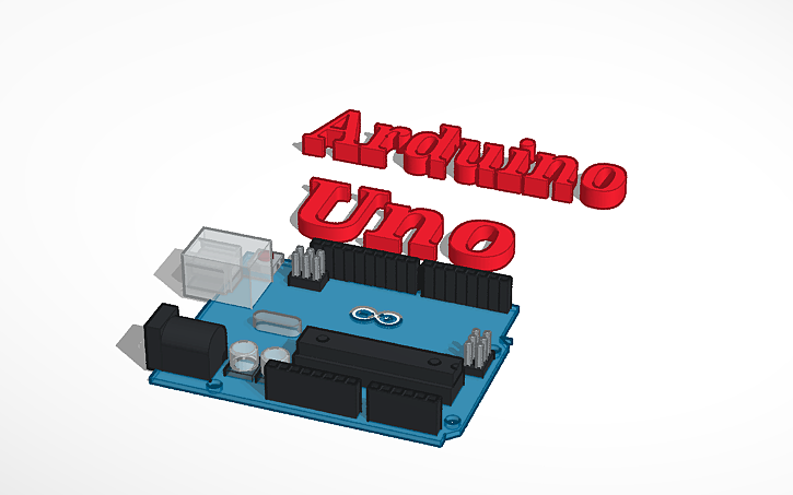 3D design Arduino Uno - Tinkercad