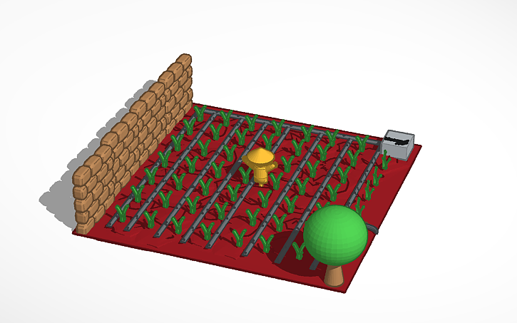 3D design Drip irrigation system - Tinkercad