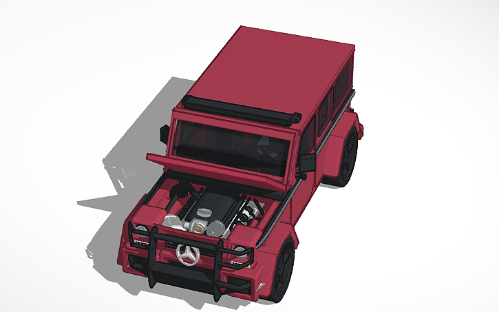 3D design Mercedes G63 AMG - Tinkercad