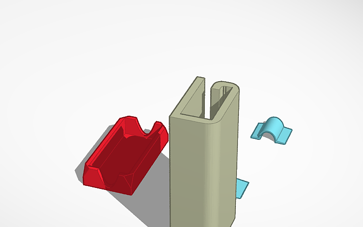 3D design Cable holders - Tinkercad