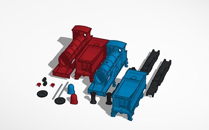 3D design Edward the furness k2 printing - Tinkercad