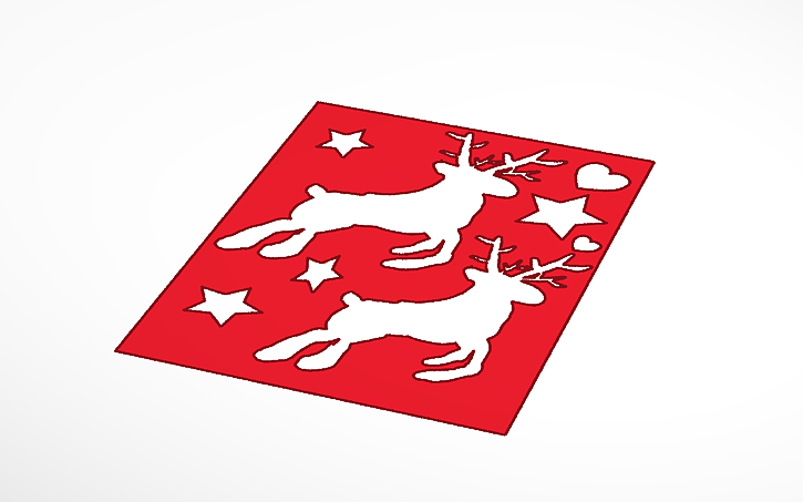 3D design Reindeer - Tinkercad