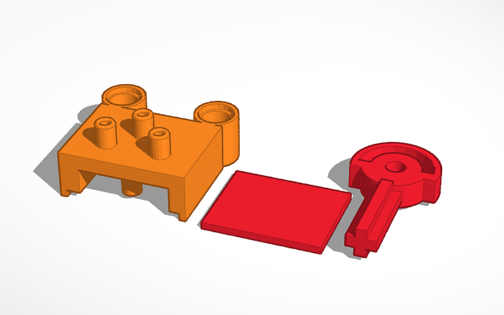 3D design Pneumatic Lego - Tinkercad