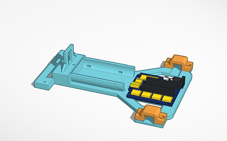 3D design Line Follower - Tinkercad