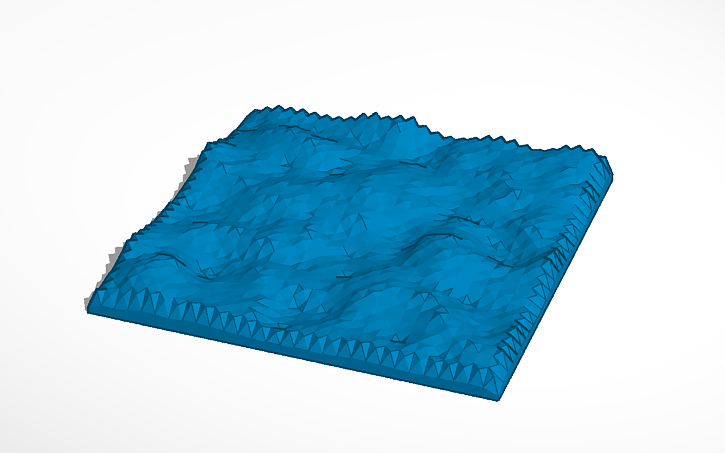 3D design Final Ocean Tile - BP - Tinkercad