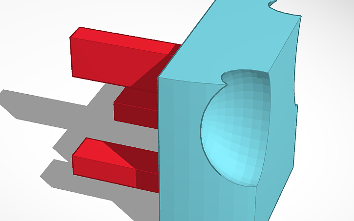 3D design three pin plug - Tinkercad