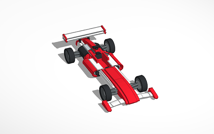 3D design F1 car - Tinkercad
