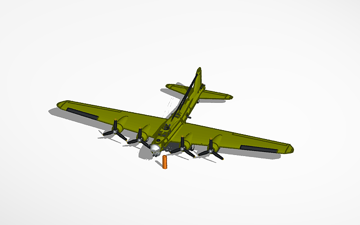 3D design B-17G museum - Tinkercad