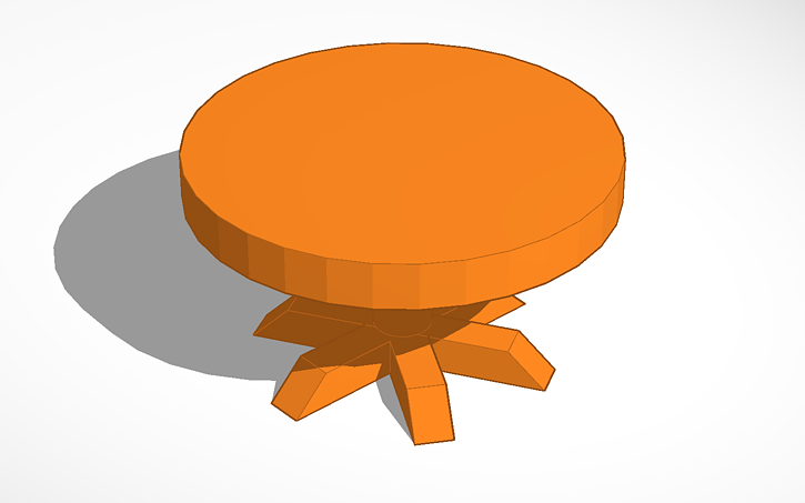 3D design coffee table - Tinkercad