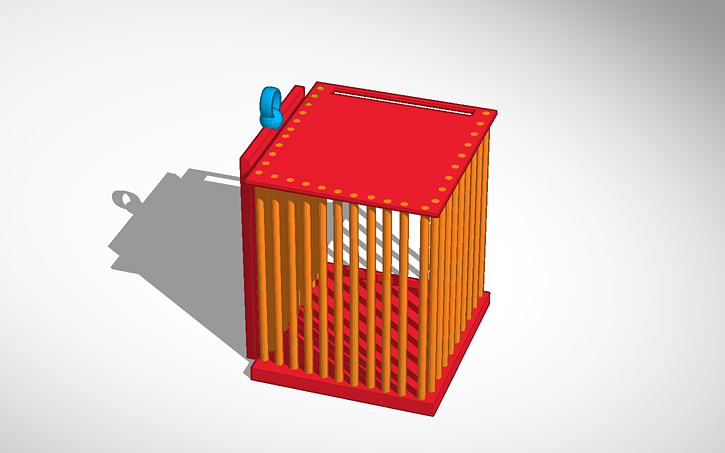3D design cage - Tinkercad