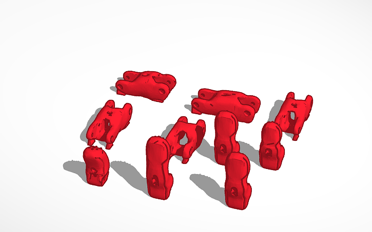 3D design Prosthetic hand part 2 - Tinkercad