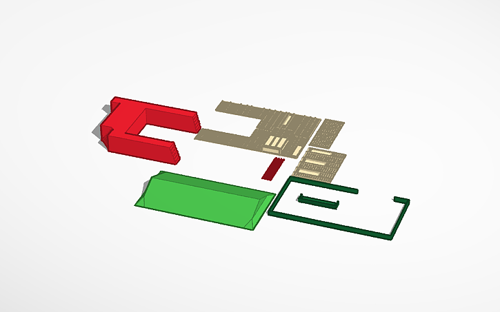 3D design Trackmaster Tehachapi Depot - Tinkercad