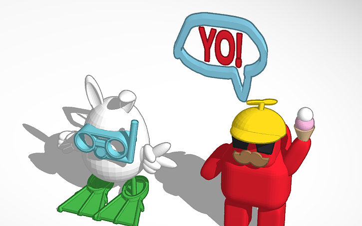 3D design Cool People - Tinkercad