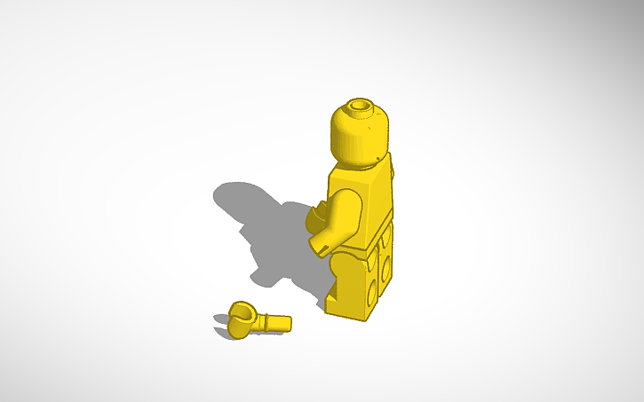 3D design lego figure - Tinkercad