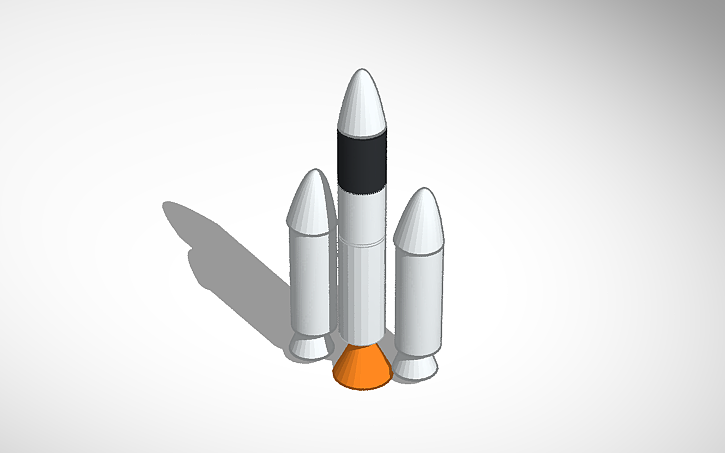 3D design GSLV MODEL - Tinkercad