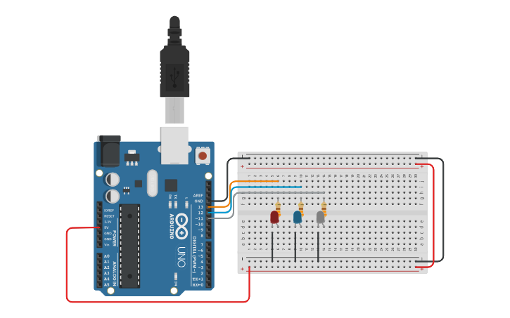 Circuit design Microproyecto - Monitor Serie y la función Serial Read - Tinkercad