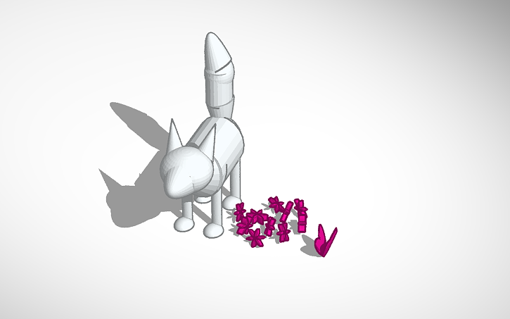 3D design fox - Tinkercad