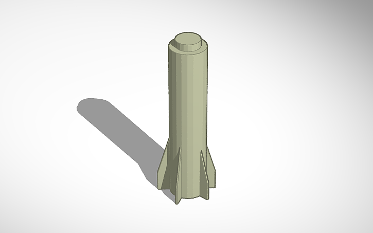 3D design Starship Booster - Tinkercad