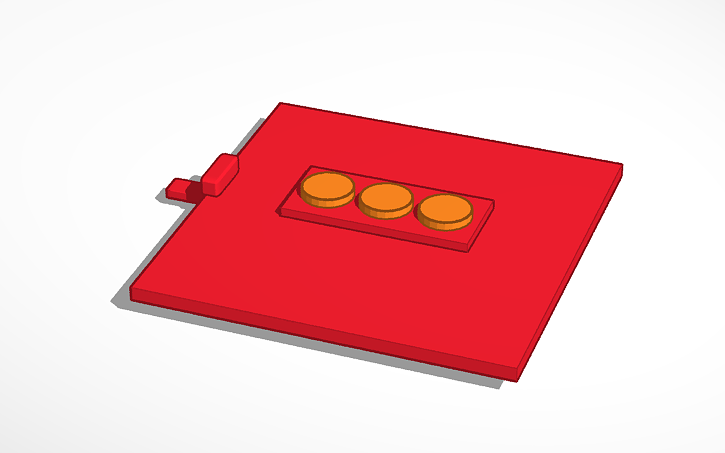 3D design Combo lock - Tinkercad