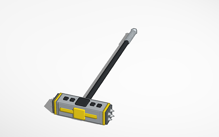 3D design Sledge Hammer - Tinkercad