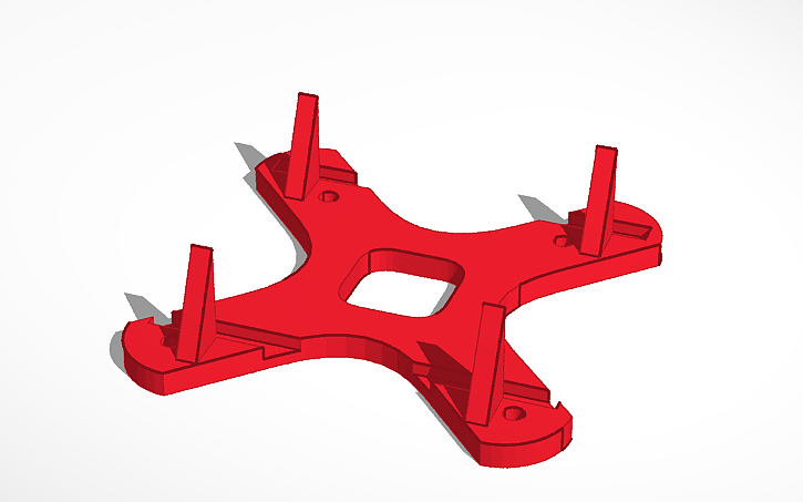 3D design VESA Gridfinity 2 shelf back - Tinkercad