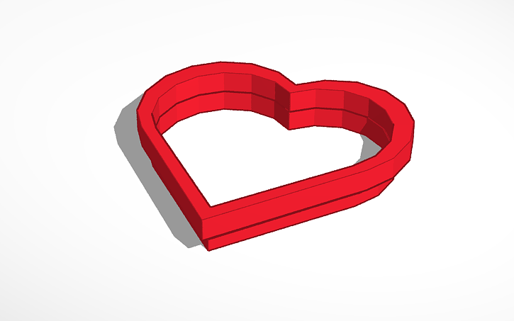 3D design cookie cutter - Tinkercad