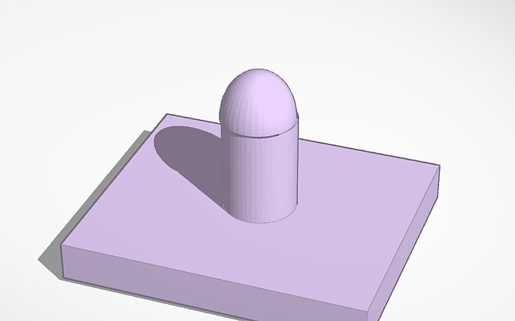 3D design Stamp - Tinkercad