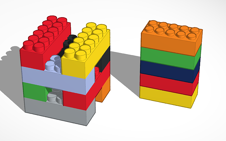 3D design LEGO bricks - Tinkercad